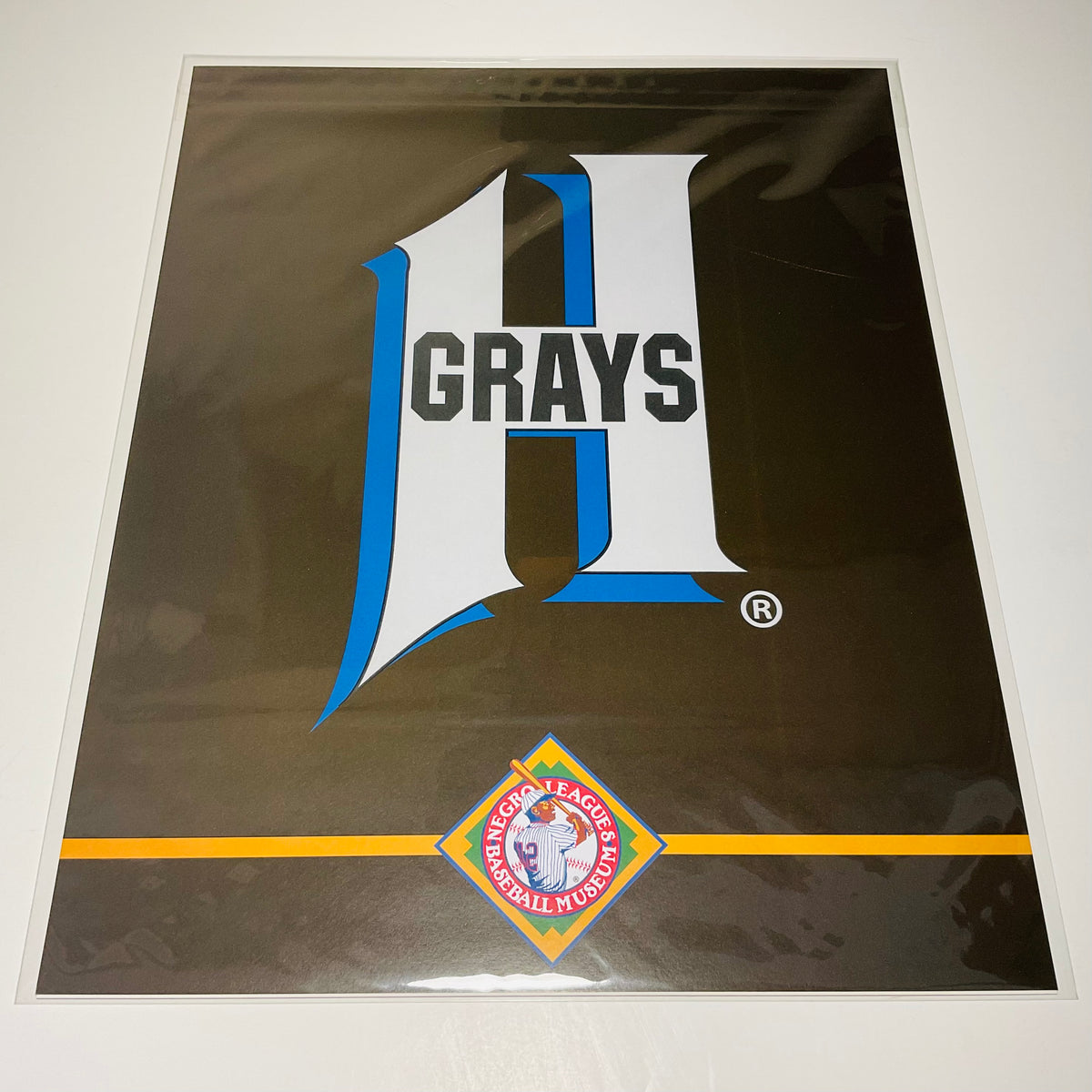 Homestead Grays Logo Print | 11inx14in – BIYB | A Beard Care + Life ...