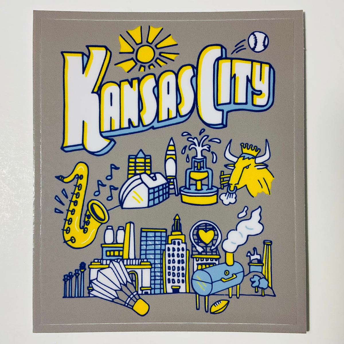 The KC Icons Sticker – BIYB | A Beard Care + Life.Style. Brand