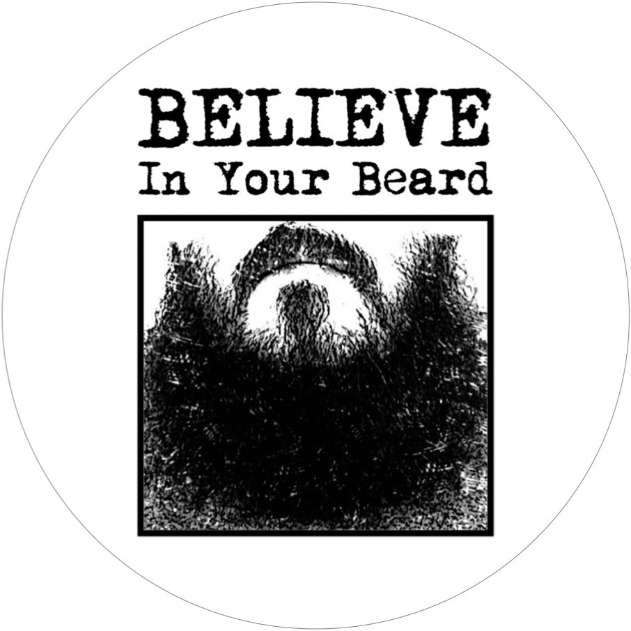 BIYB | Logo Round Sticker – BIYB | A Beard Care + Life.Style. Brand